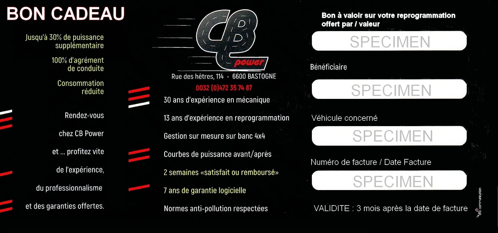 Une idée cadeau originale? - CBpower